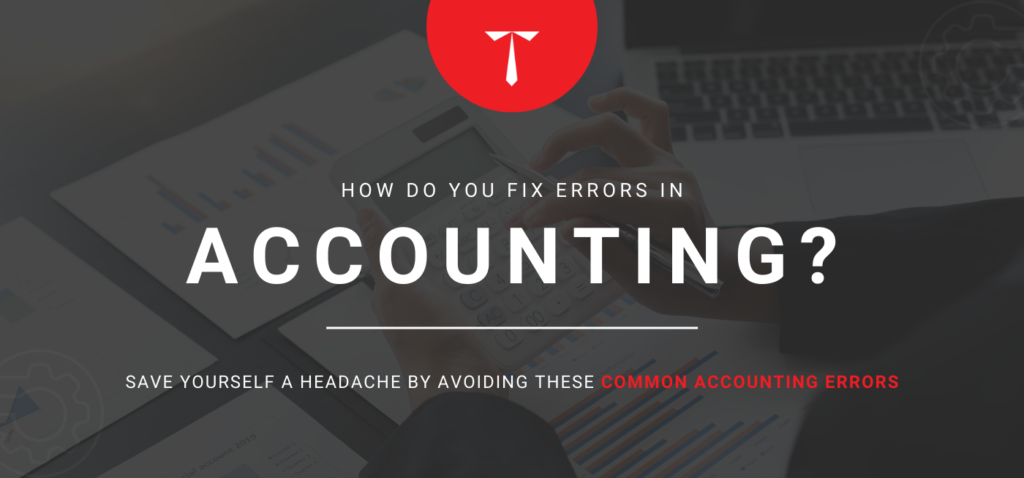 Infographic - What are common mistakes in accounting? | Technomine