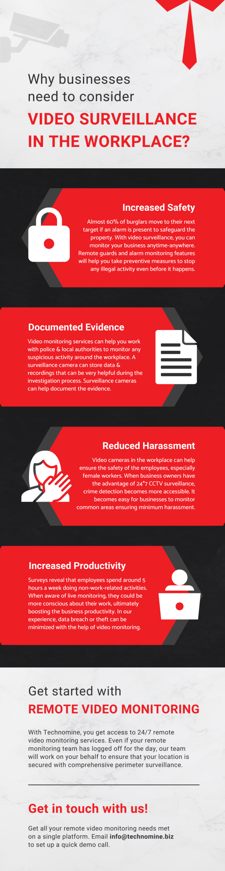 Infographic - Why should businesses consider video surveillance in the ...